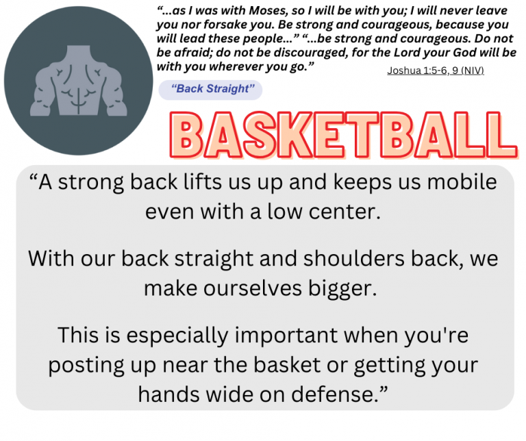 Fundamentals of Basketball & Life – STANCE | Back Straight